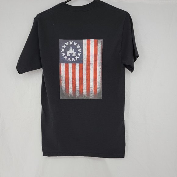 Hanes | Shirts | Hanes Disney Graphic American Flag Crew Neck Tshirt ...